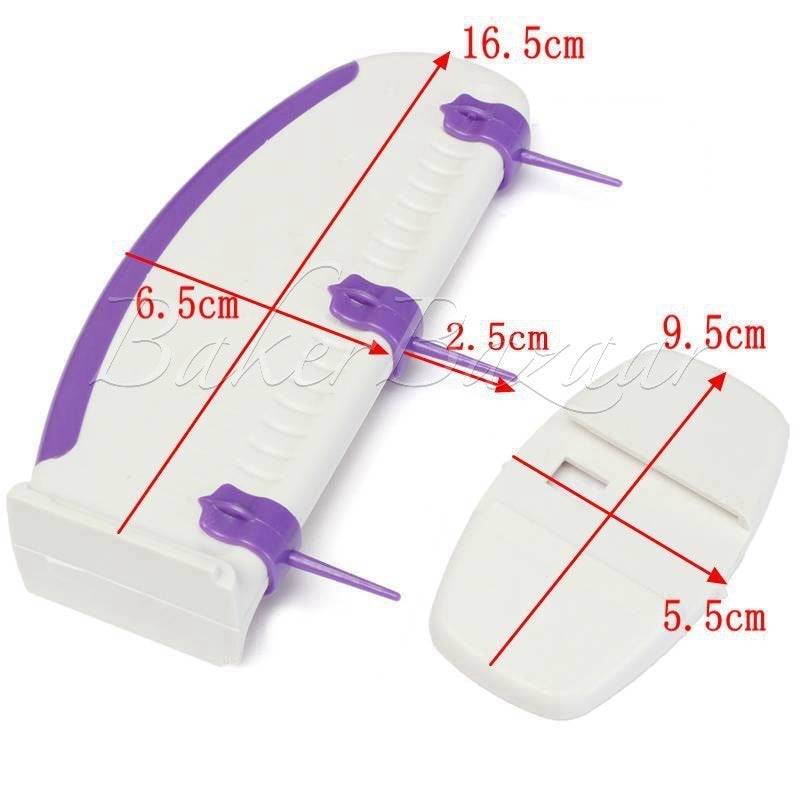 Cake Ruler Three-Dimensional Scale Measure-Tool for marking cake sides ...