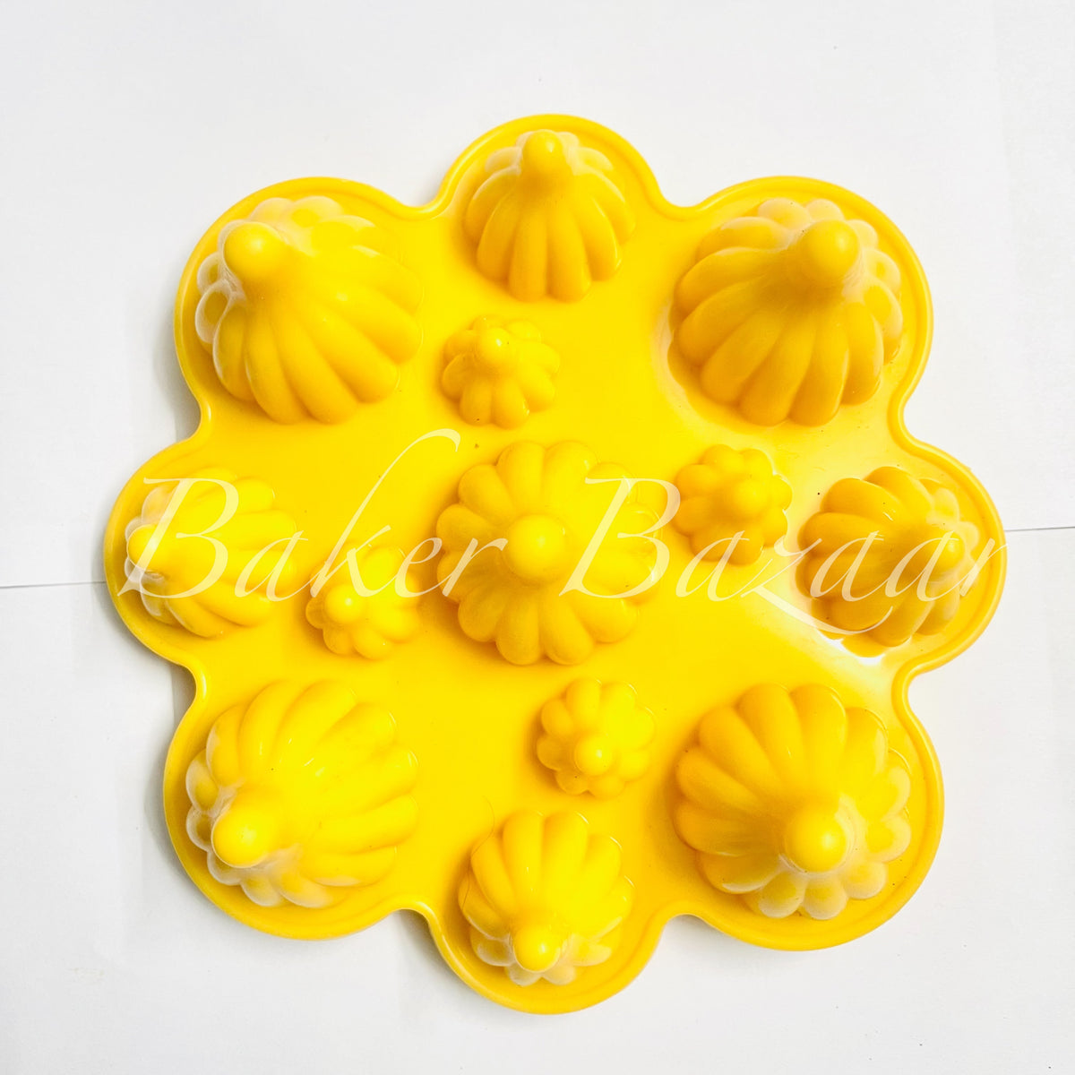 Modak Mould , Modak Shape 13 in 1 Chocolate Mould| Silicon Brown Choco ...